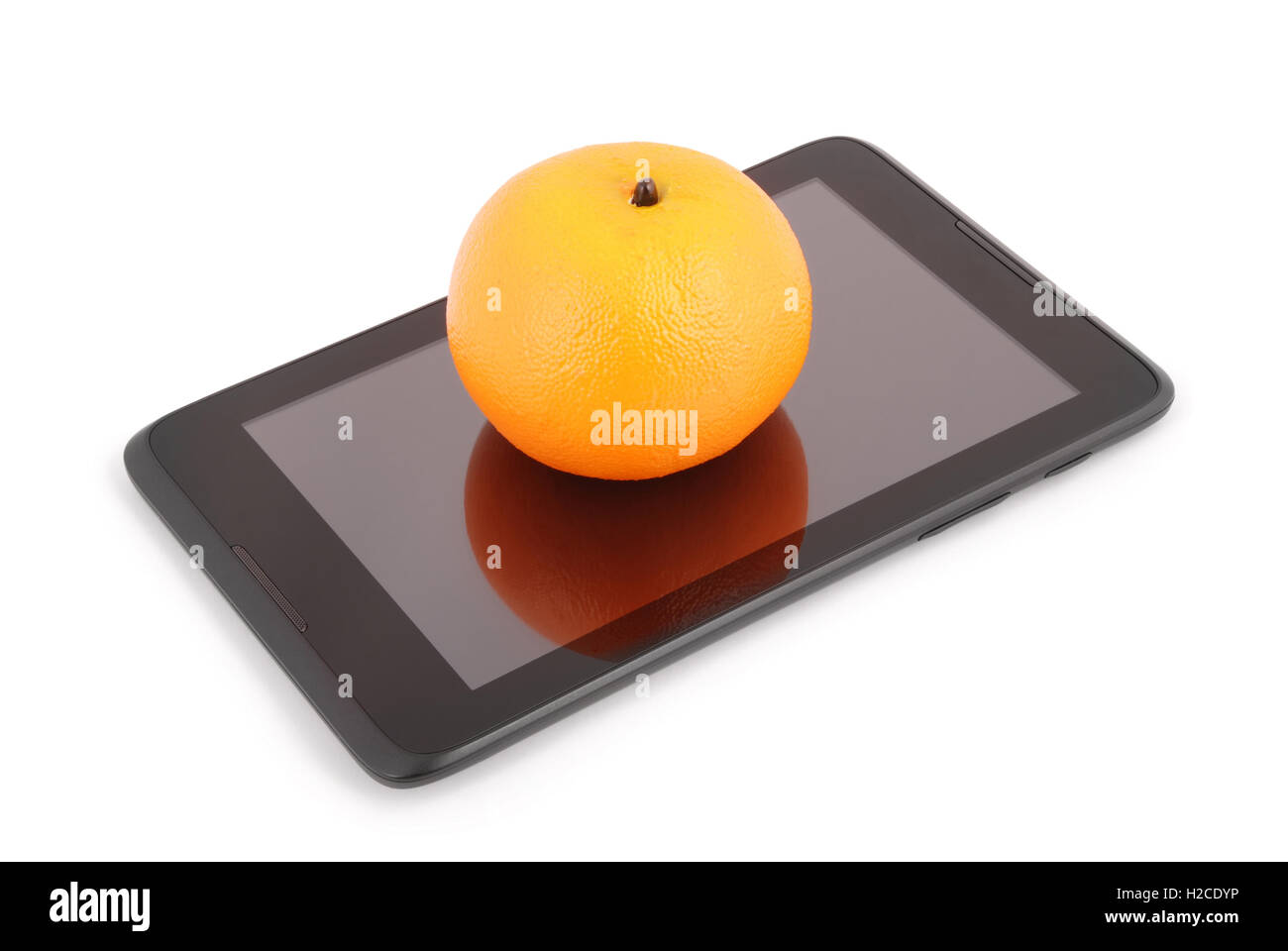 Black orange tablet Cut Out Stock Images & Pictures - Alamy