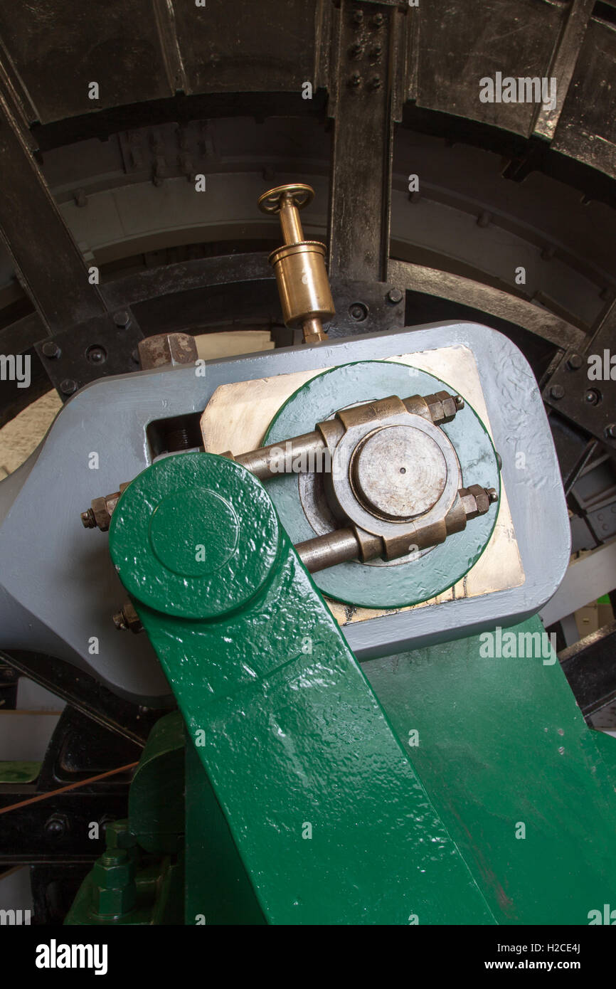 Pleasley Pit is a preserved coal mine winding house in Derbyshire, UK ...