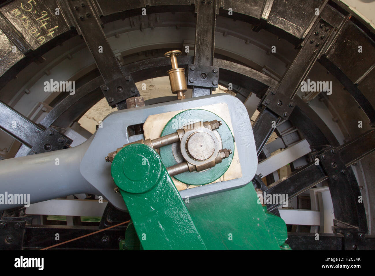 Pleasley Pit is a preserved coal mine winding house in Derbyshire, UK ...