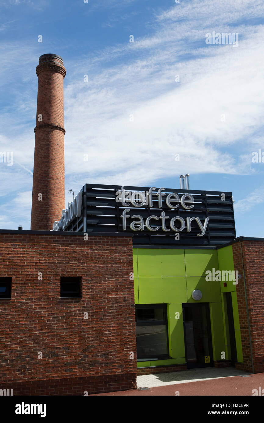 The Toffee Factory in Ouseburn, Newcastle-upon-Tyne, England. The ...