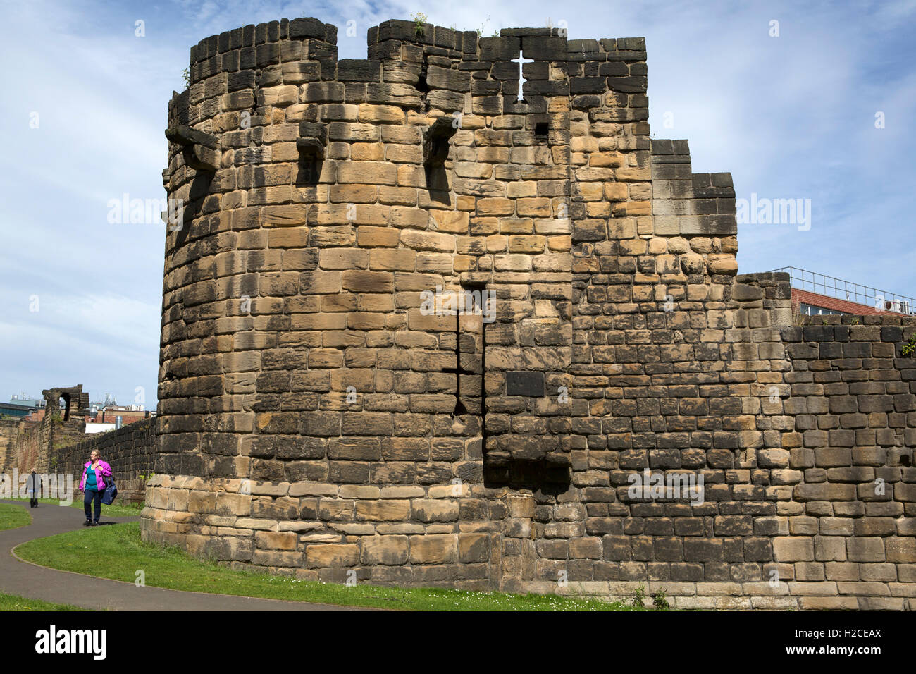 The town wall newcastle hi-res stock photography and images - Alamy