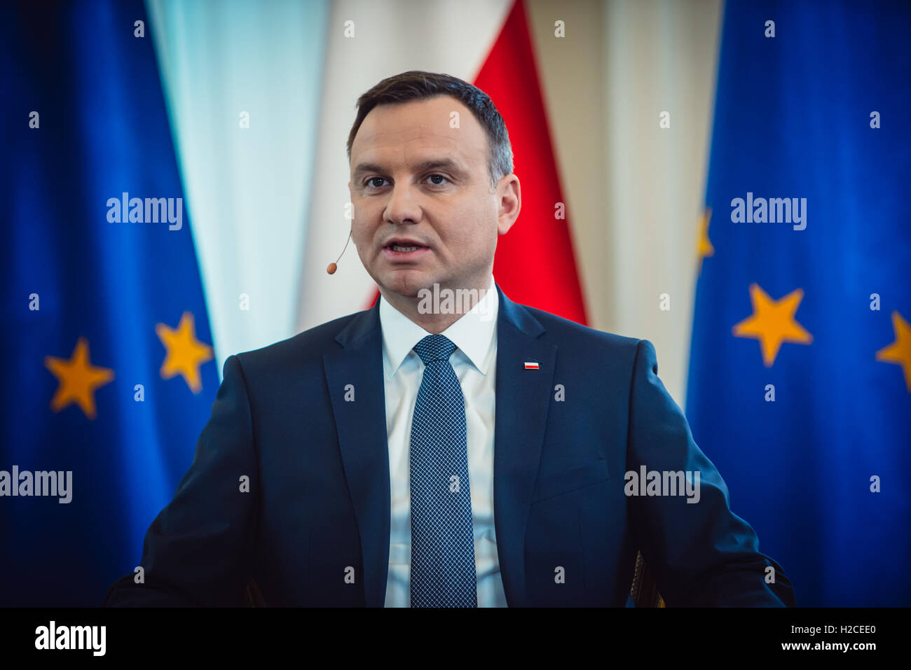 President of Poland Andrzej Duda Stock Photo - Alamy