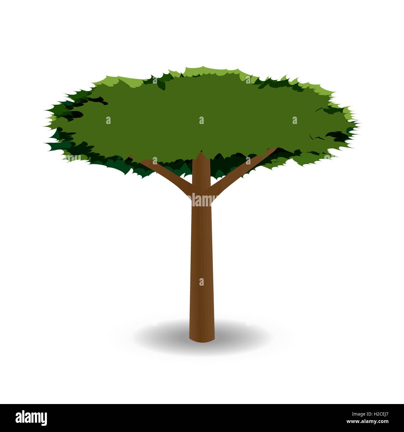 Barbed leaves Stock Vector Images - Alamy