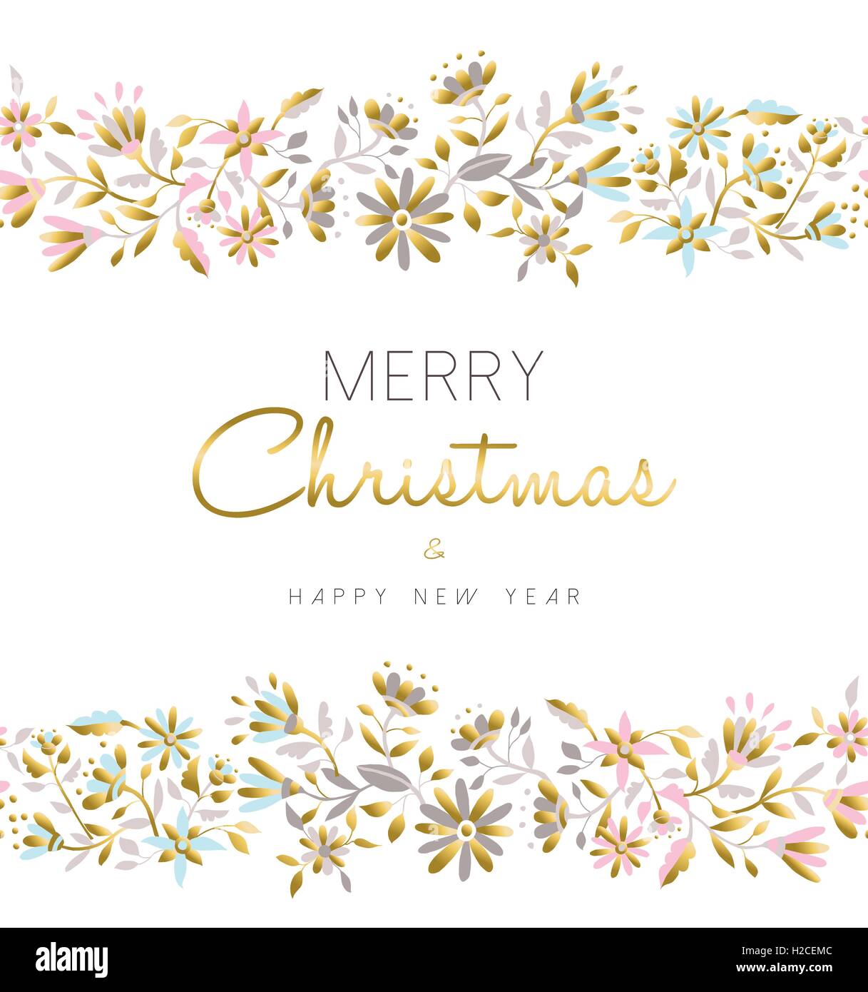 Christmas background in gold Cut Out Stock Images & Pictures - Alamy