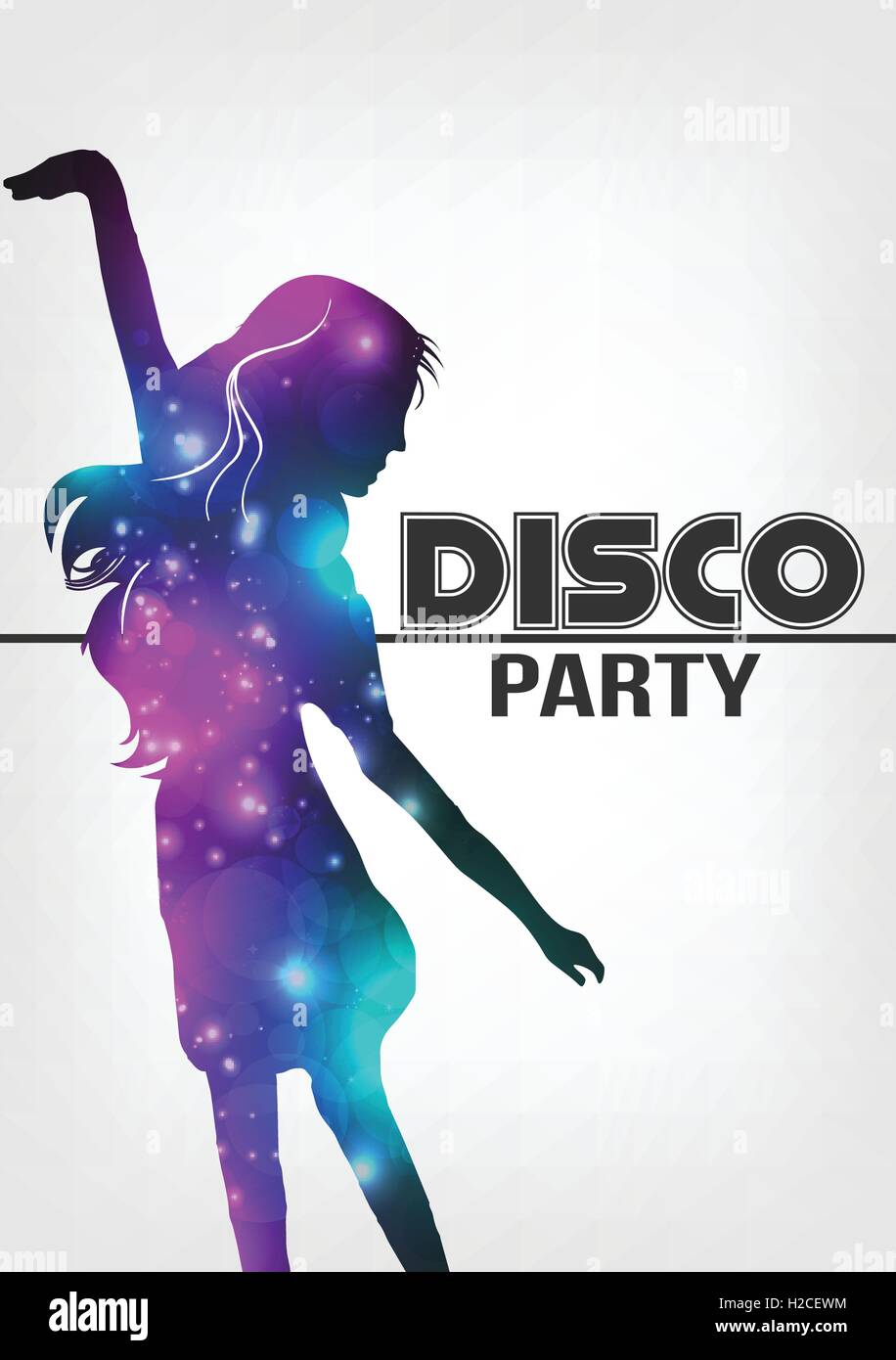 Dance Party Poster Background Template Stock Vector Image & Art - Alamy