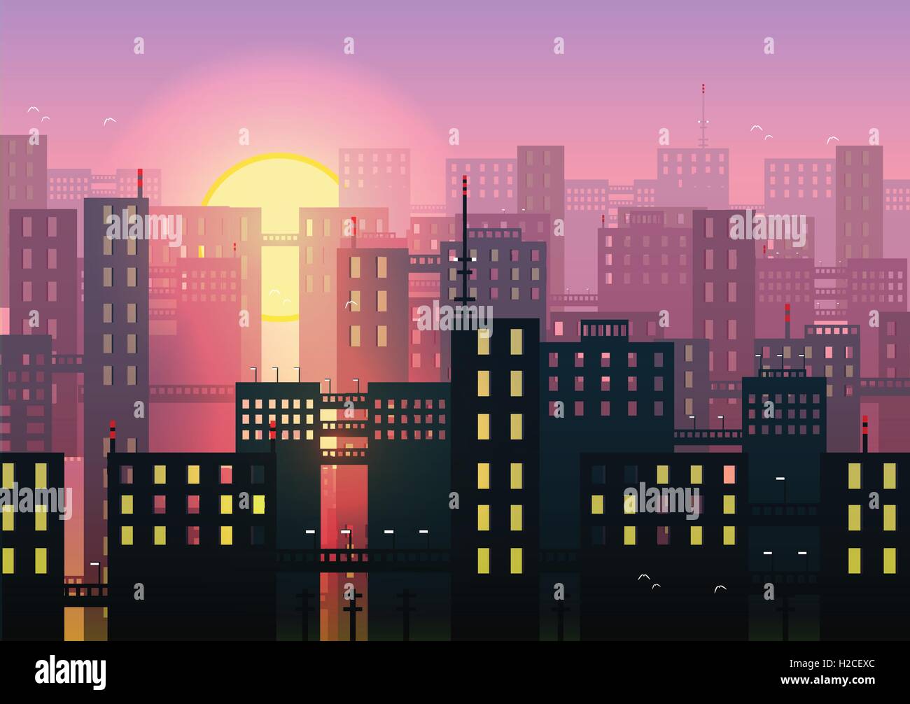 Rough city sketch hi-res stock photography and images - Alamy