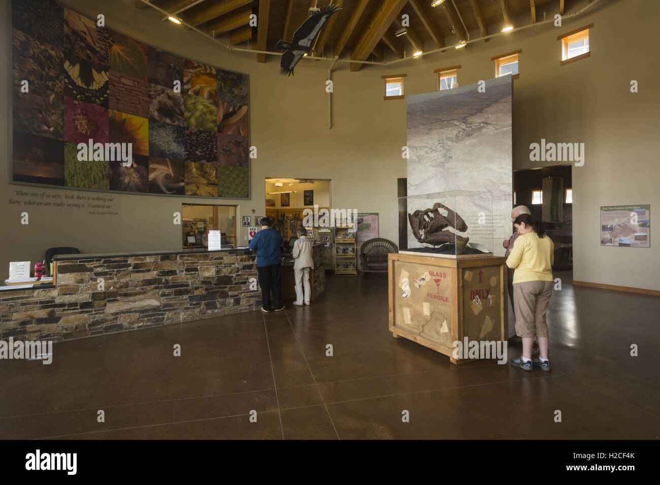 Utah, Grand Staircase-Escalante National Monument, Visitor Center Stock ...