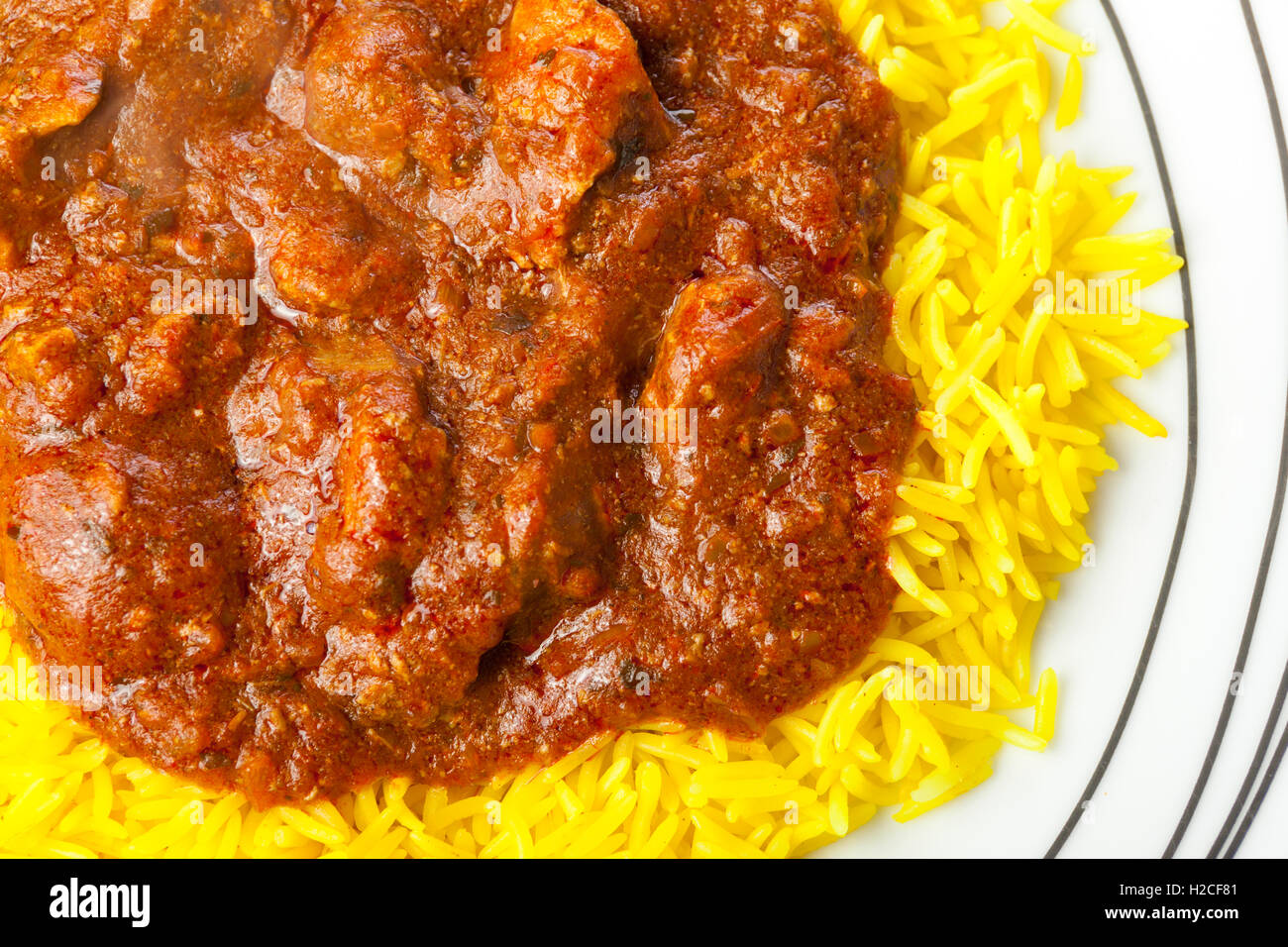 Lamb curry rice tomato hi-res stock photography and images - Alamy