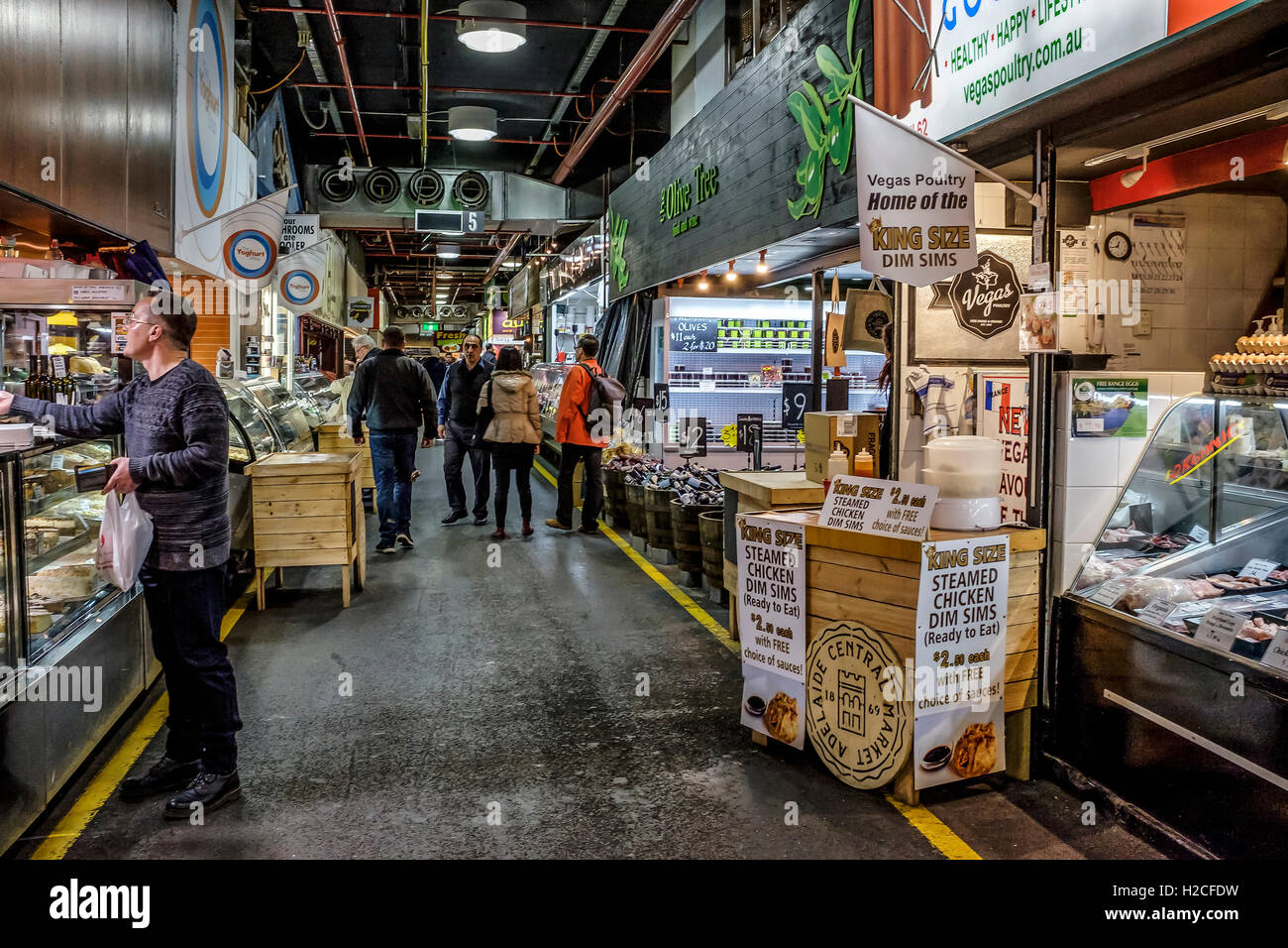 Adelaide central market food stalls hi-res stock photography and images ...