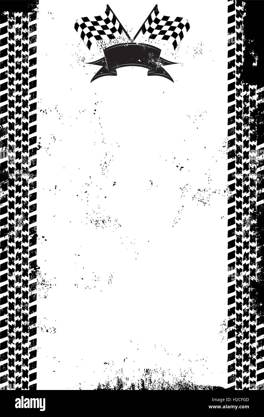 Checkered racing finish flag Stock Vector Images - Alamy