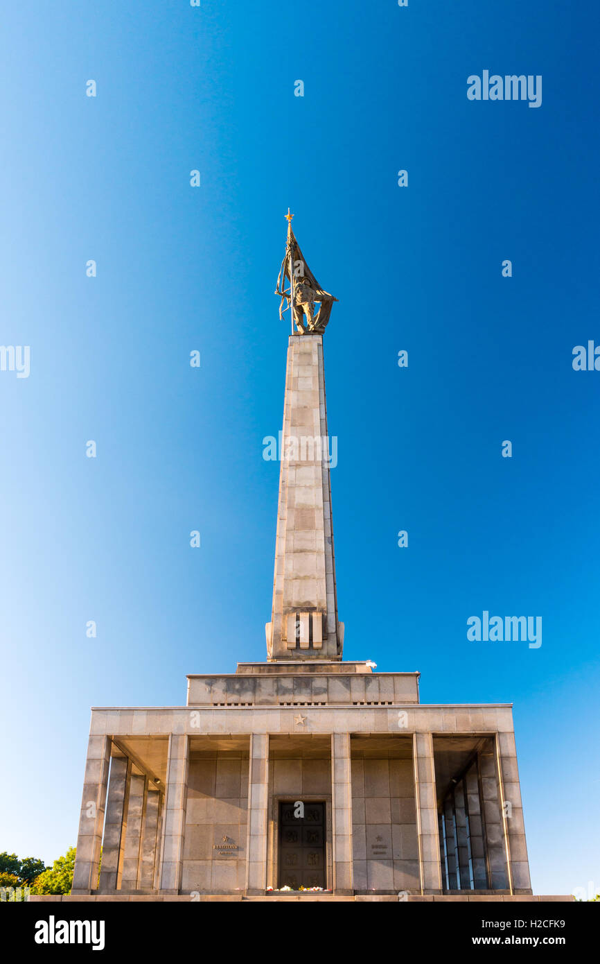 Slavin - memorial monument and cemetery for Soviet Army soldiers Stock ...