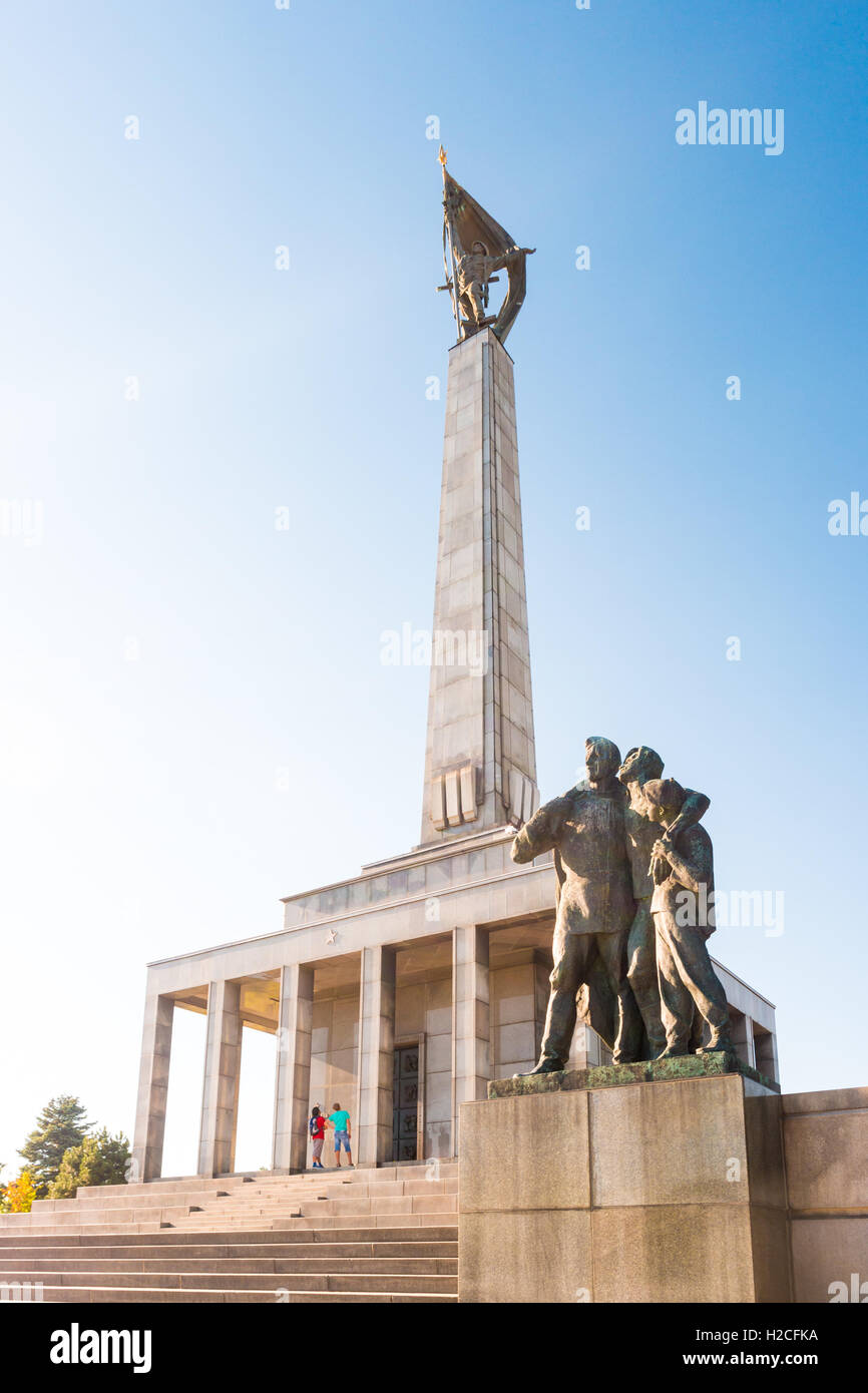Slavin - memorial monument and cemetery for Soviet Army soldiers Stock ...