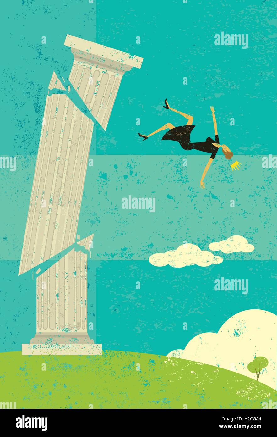 Employee termination woman Stock Vector Images - Alamy