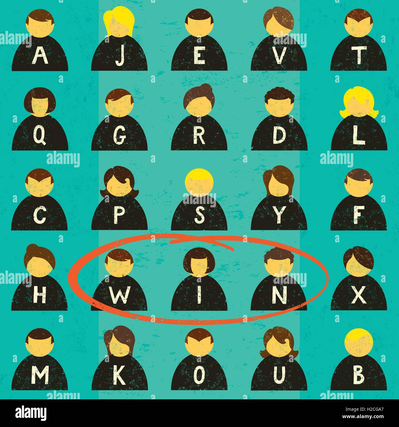 Win word search hi-res stock photography and images - Alamy