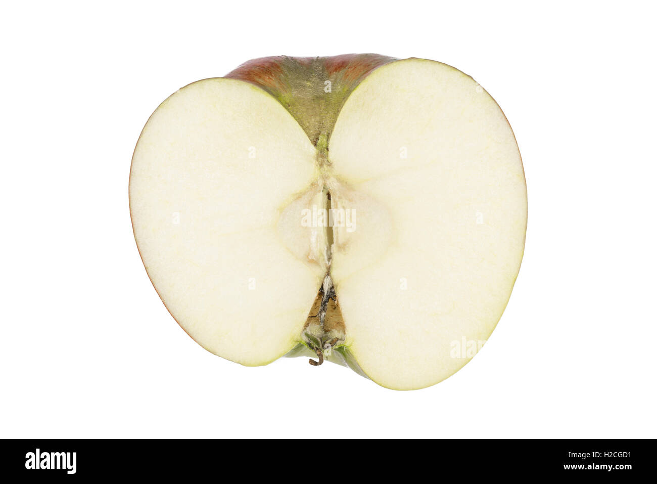 Red apple halves hi-res stock photography and images - Alamy