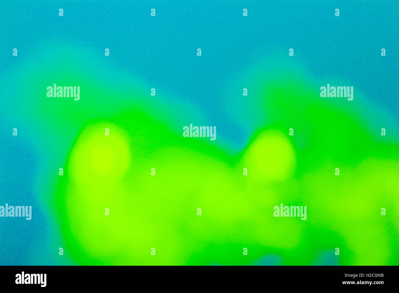 Saturated neon blue, green and yellow abstract Stock Photo - Alamy