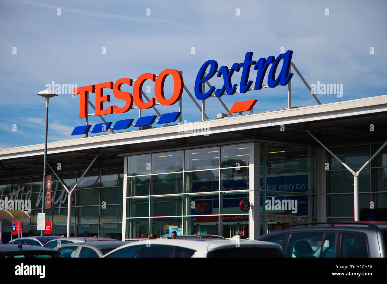 Tesco Extra Supermarket, Colney Hatch branch, north London England - 24 ...