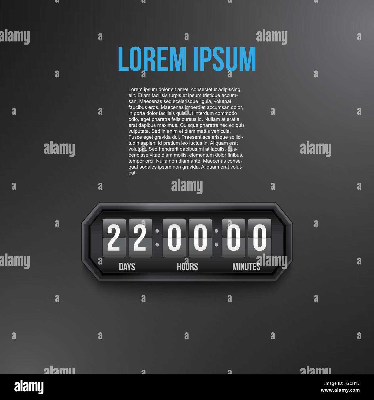 Background Coming Soon and countdown timer. Vector Stock Vector Image & Art - Alamy