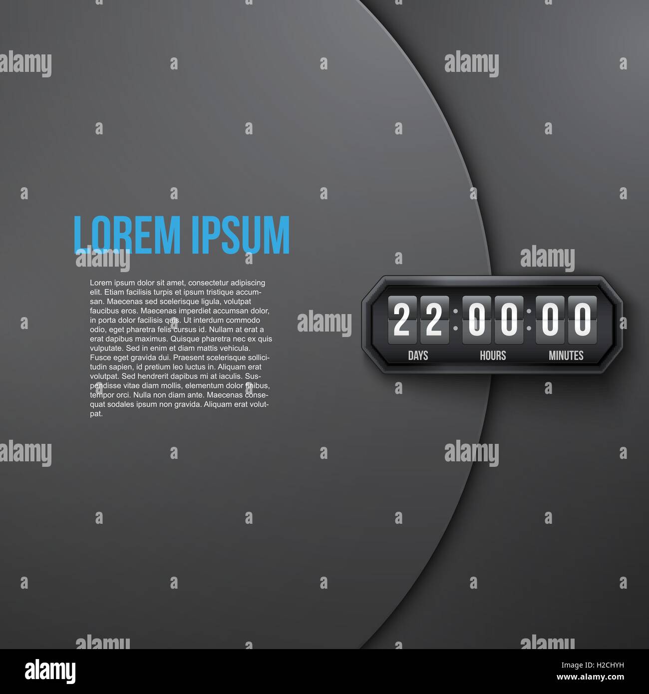 Background Coming Soon and countdown timer. Vector Stock Vector Image ...