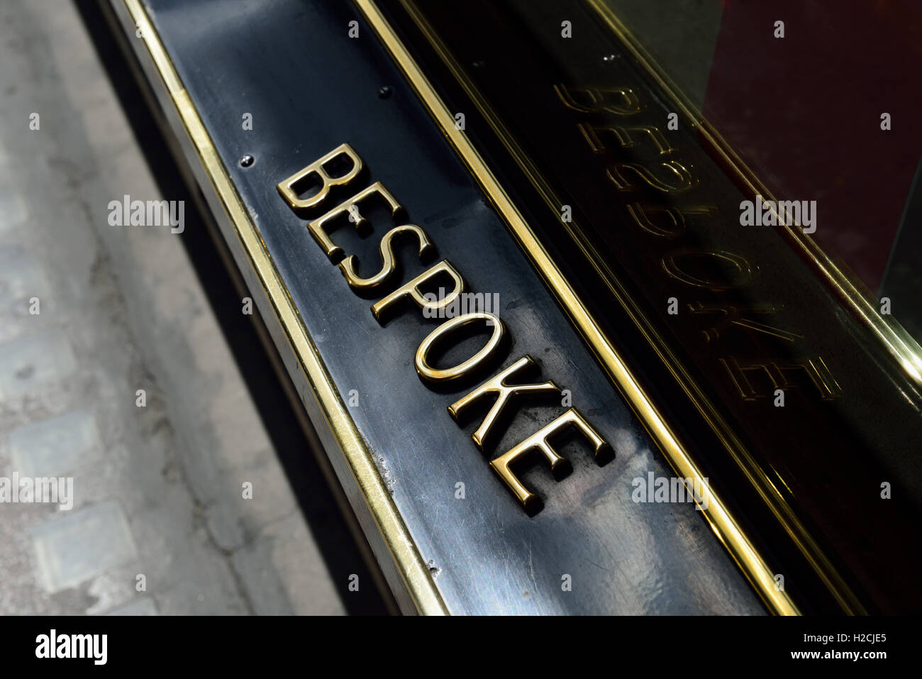 BESPOKE sign, City of London, London, United Kingdom Stock Photo - Alamy
