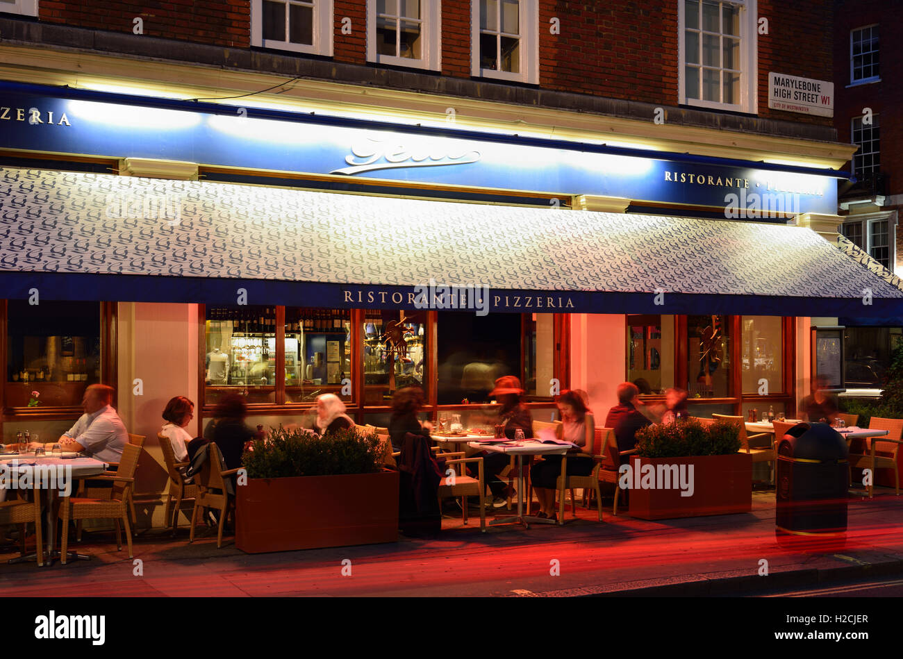 Italian Restaurant, Marleybone High Street, Marylebone, London W1 ...