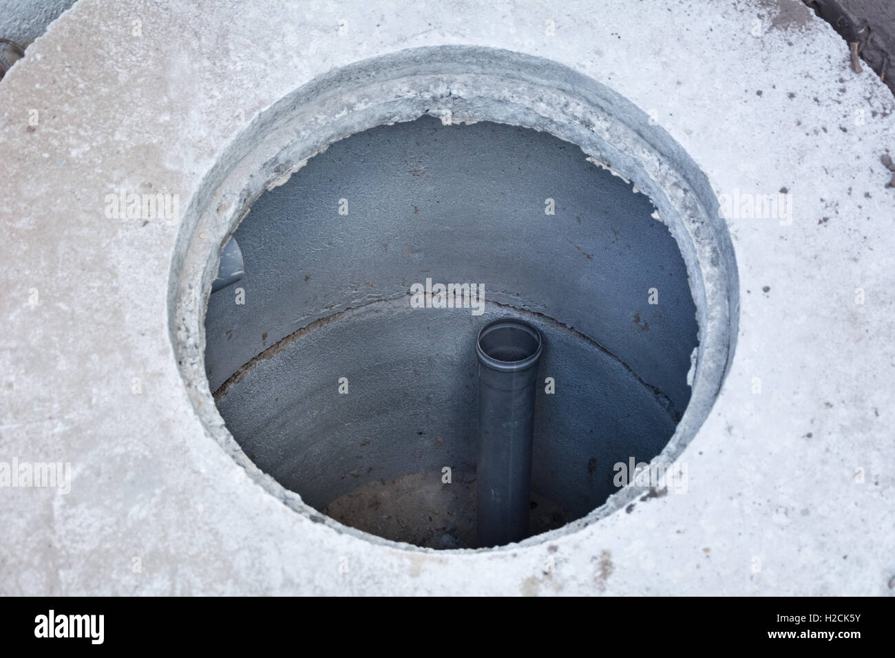 Concrete manhole hi-res stock photography and images - Alamy