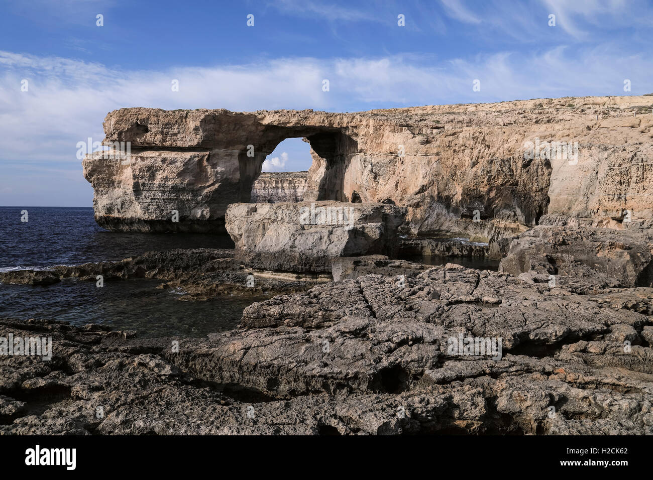 Azure Window, Gozo, Malta Stock Photo - Alamy