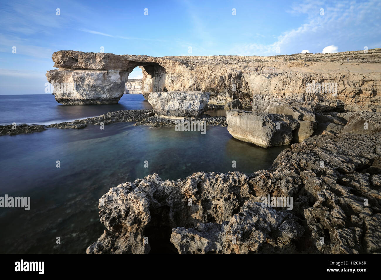 Azure Window, Gozo, Malta Stock Photo - Alamy