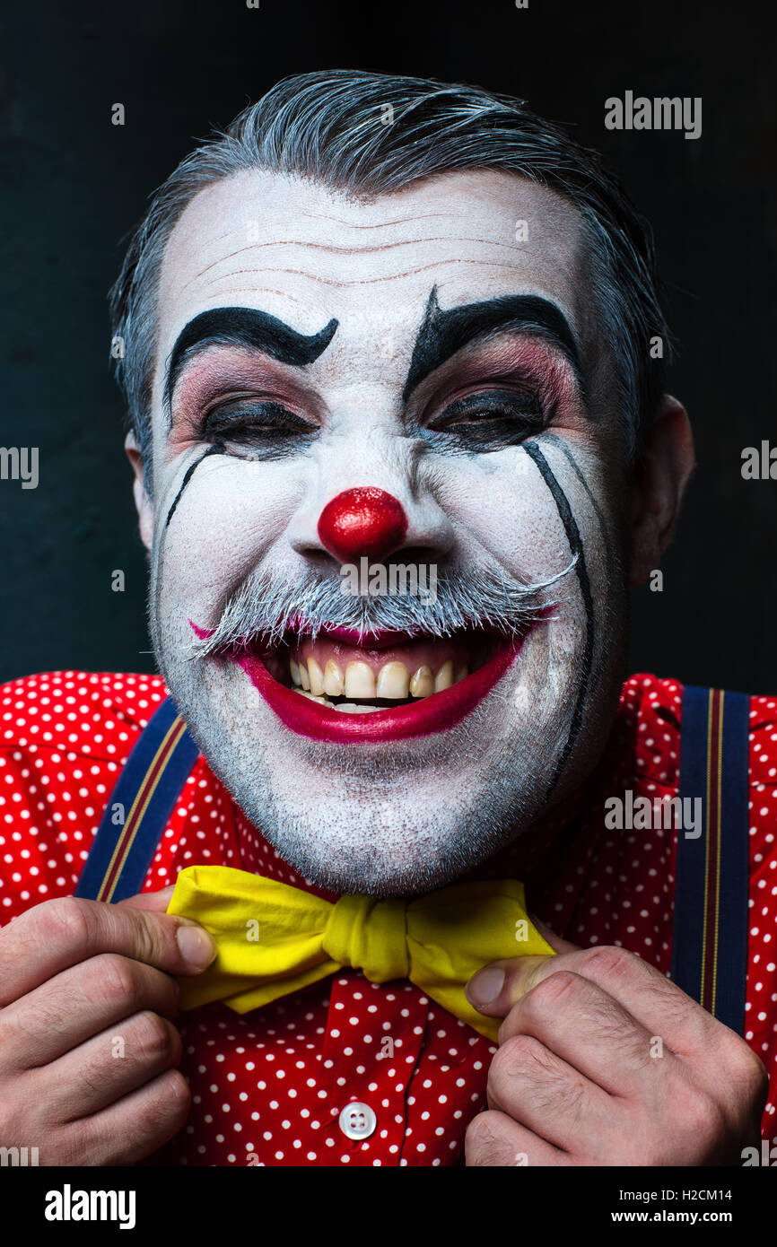 Crazy clown smiling hi-res stock photography and images - Alamy