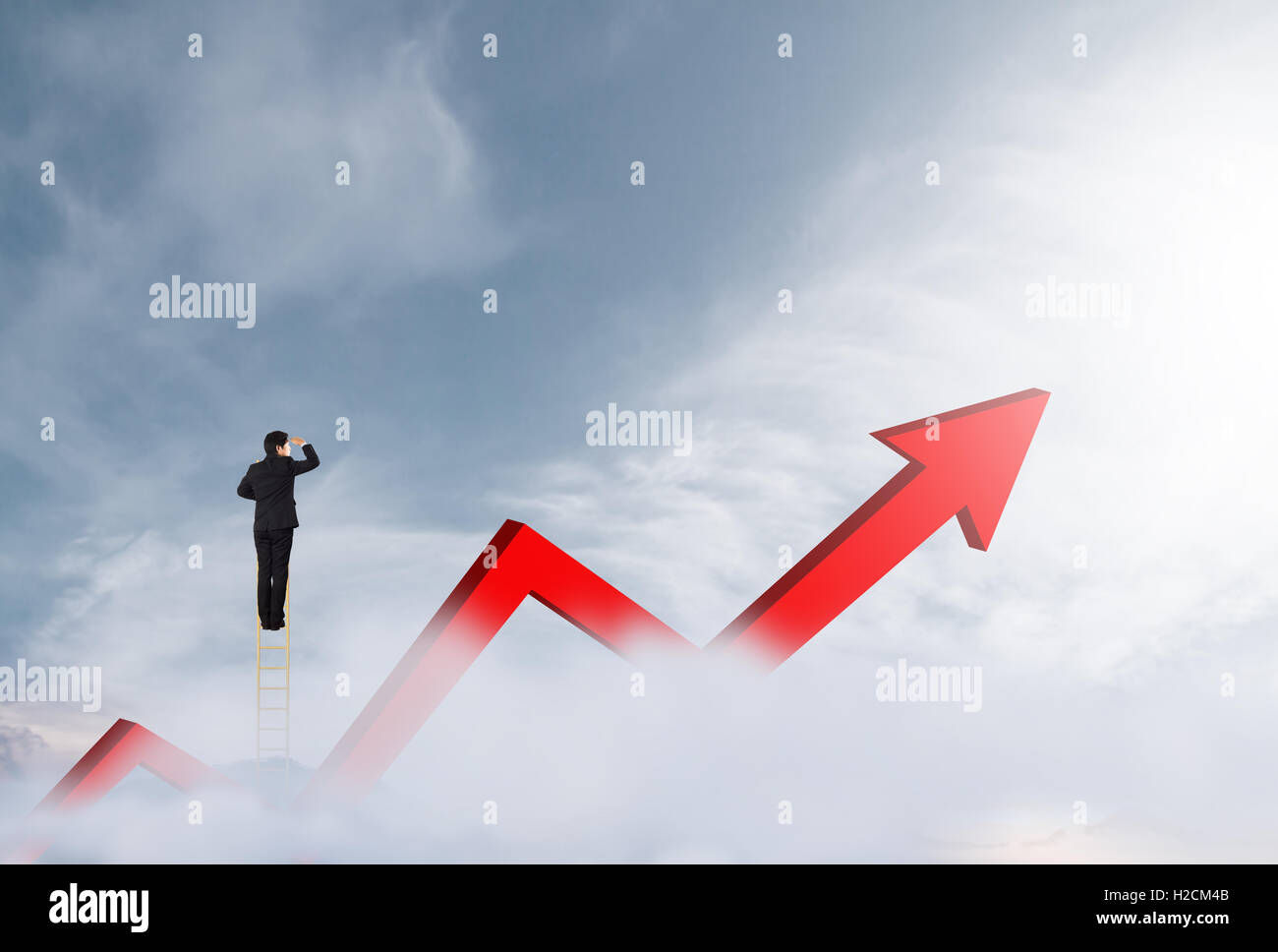 business rising graph, successful Stock Photo - Alamy business rising graph, successful Stock Photo - Alamy