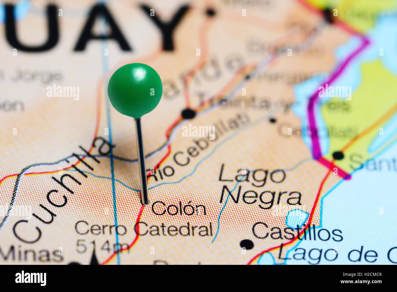 Map of colon hi-res stock photography and images - Alamy