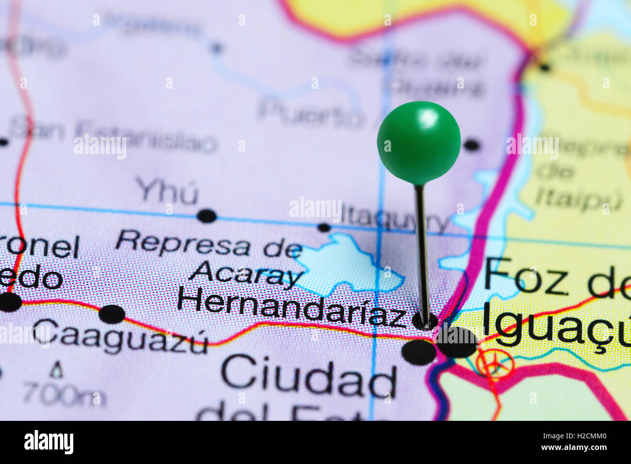 Map of paraguay hi-res stock photography and images - Alamy