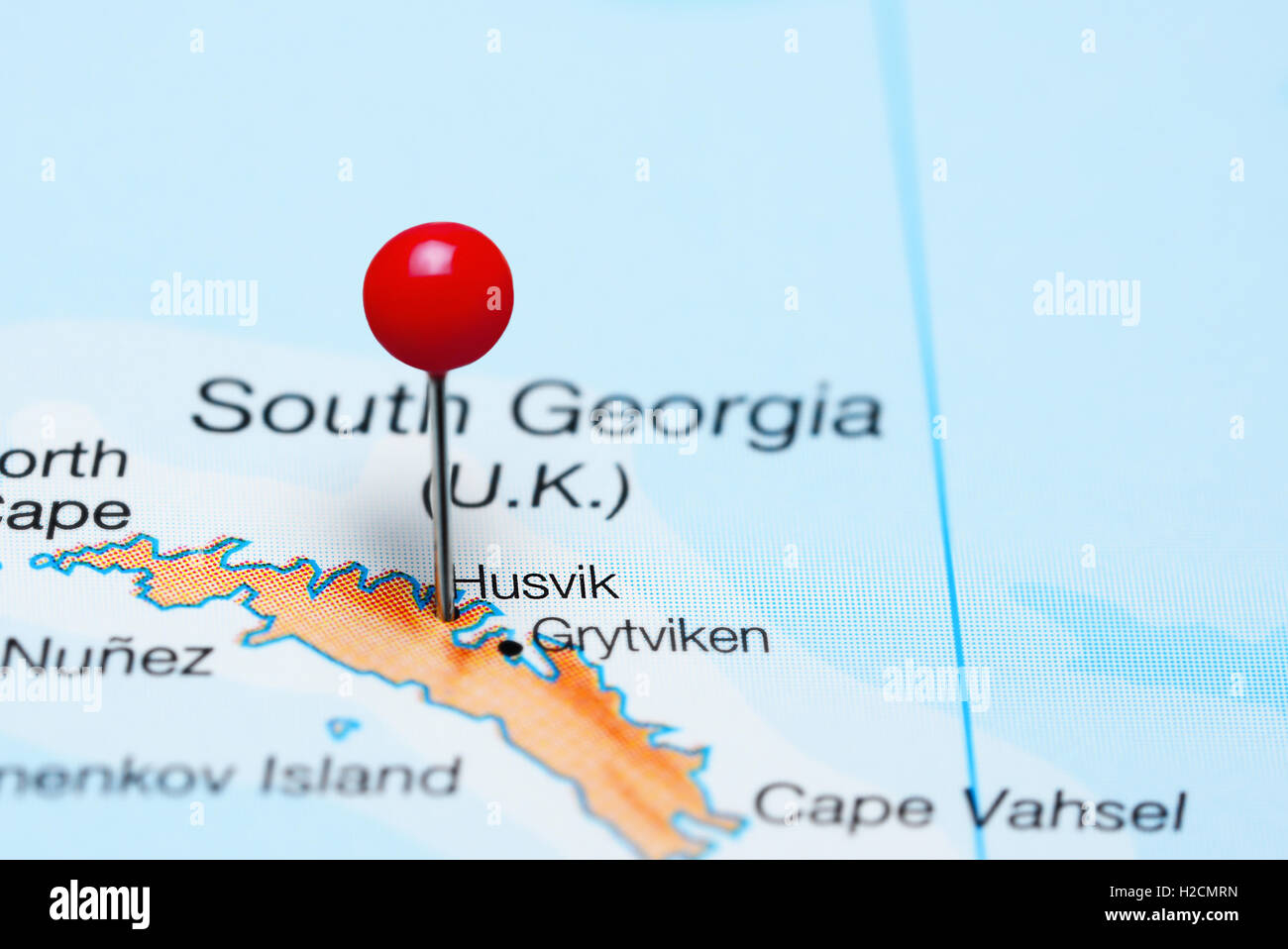 South georgia map hi-res stock photography and images - Alamy