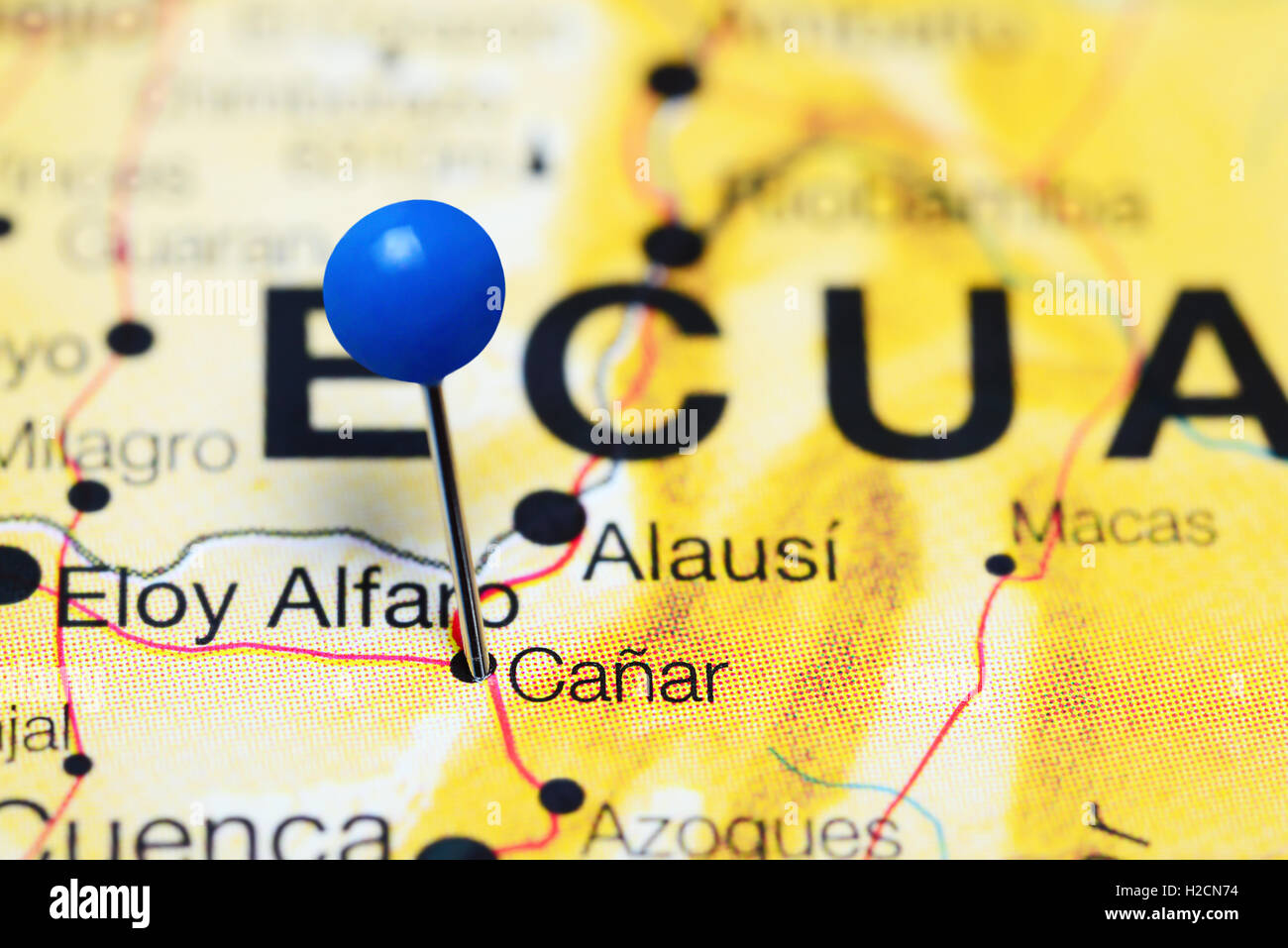 Cañar ecuador map hi-res stock photography and images - Alamy