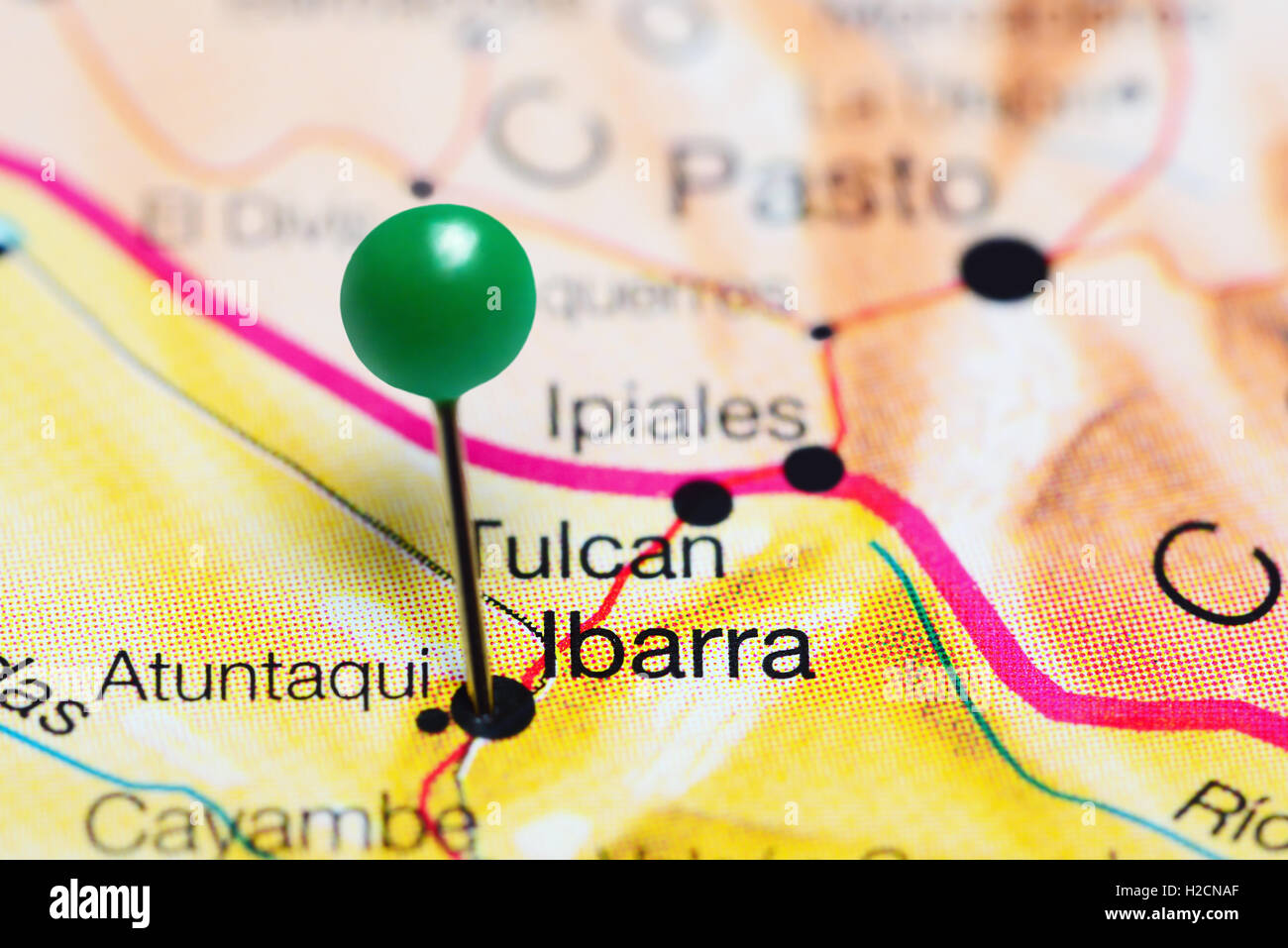 Pinned Ecuador Map High Resolution Stock Photography and Images - Alamy