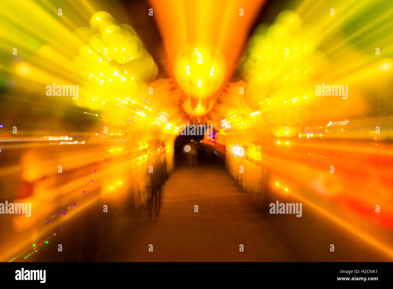 Abstract light in the night background Stock Photo - Alamy