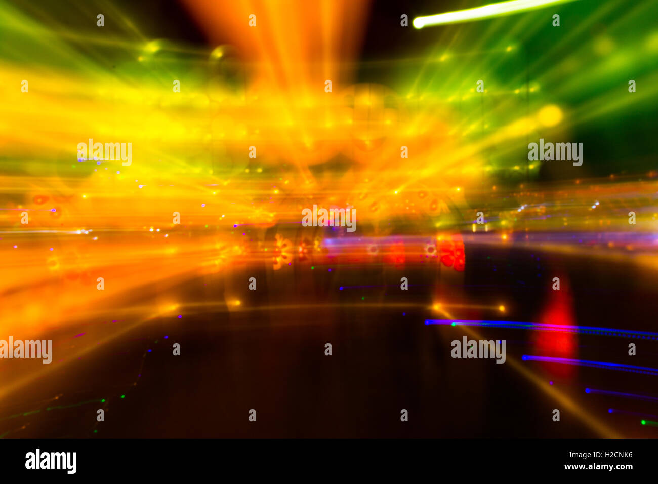 Abstract light in the night background Stock Photo - Alamy