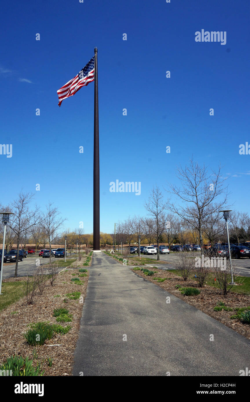 Very large and tall flagpole Stock Photo - Alamy
