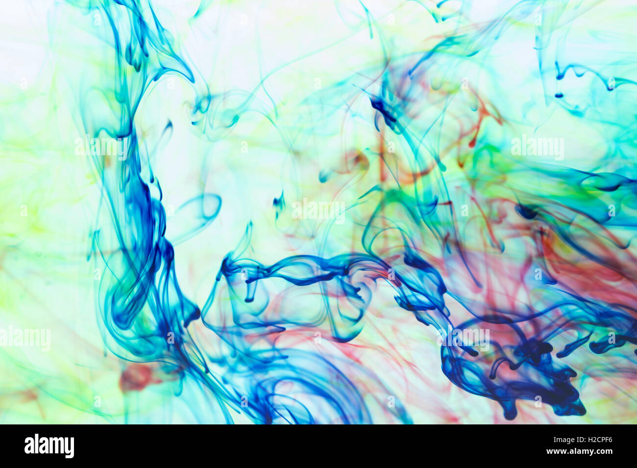 color ink drop in the water Stock Photo - Alamy