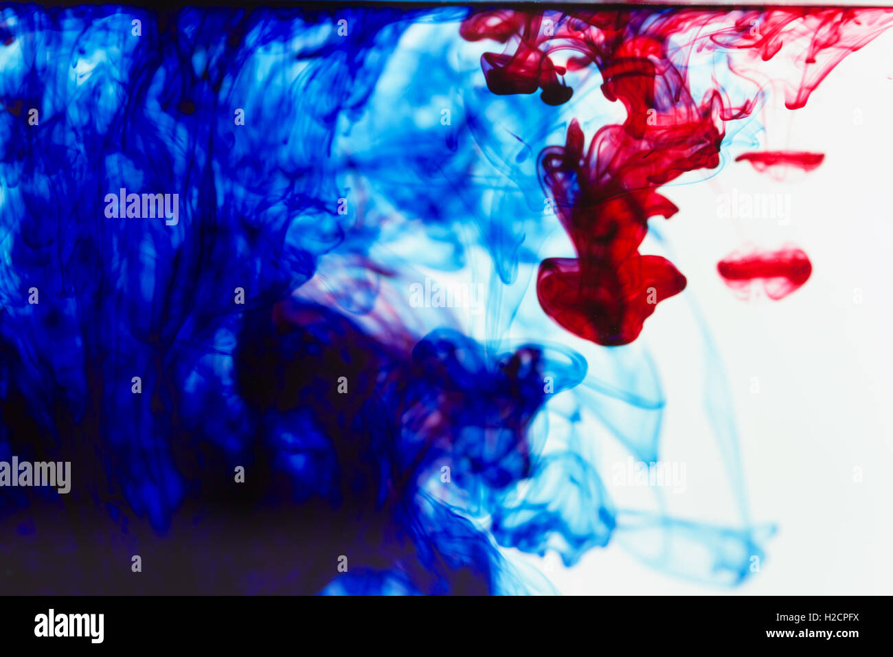 color ink drop in the water Stock Photo - Alamy