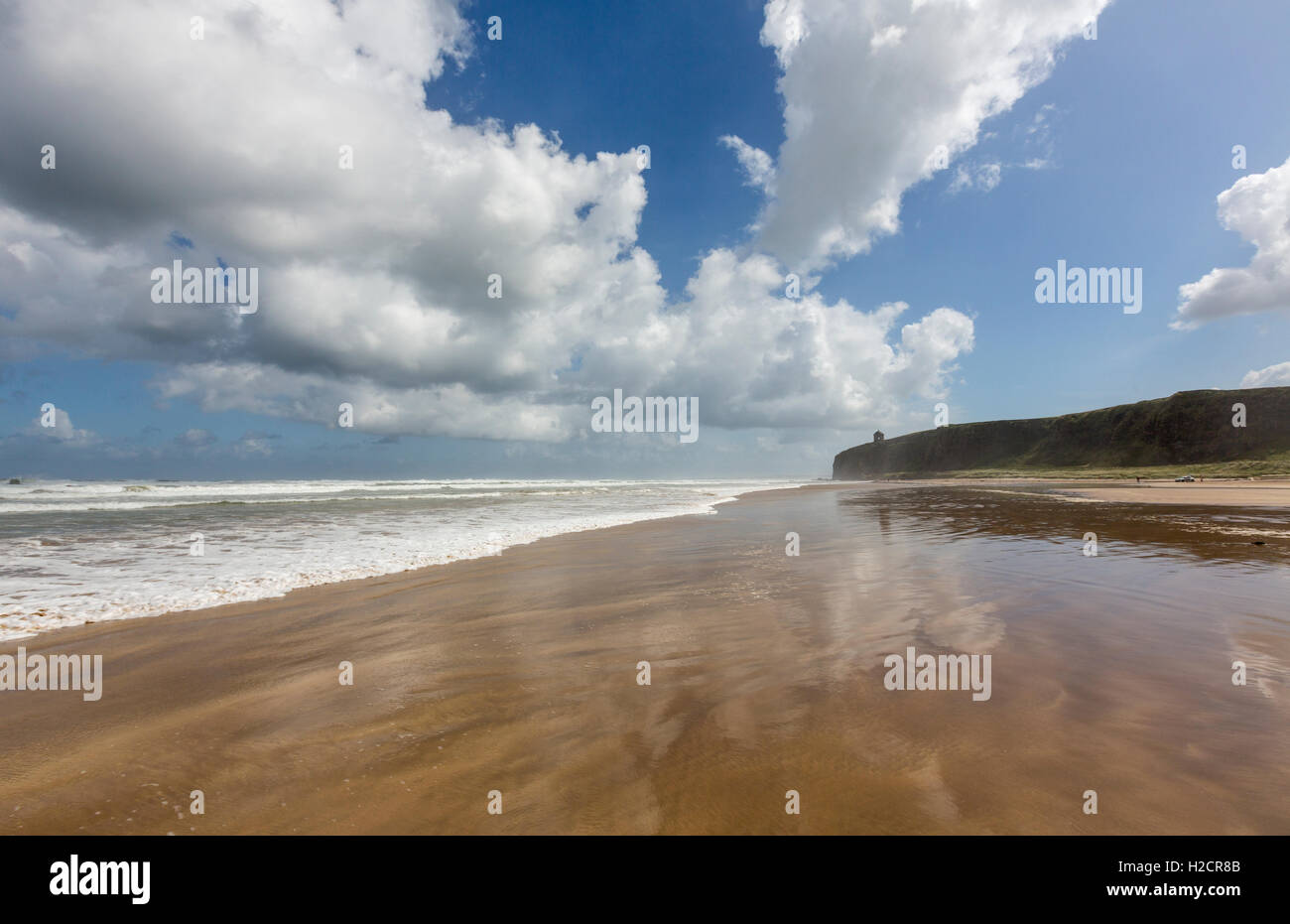 Downhill Strand and Mussenden Temple, County Londonderry, Northern ...