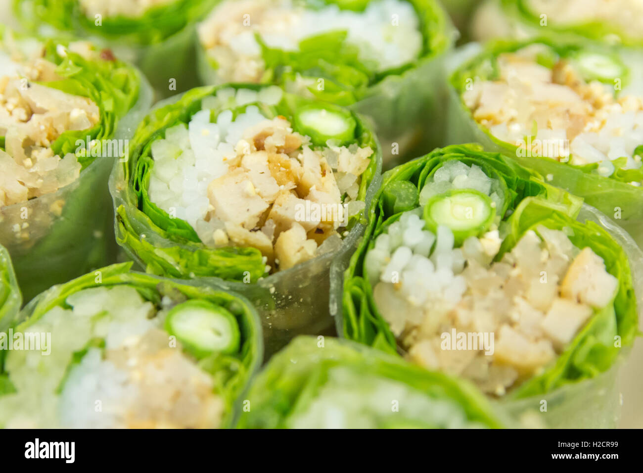 Fresh Spring Roll, Vietnamese Food Stock Photo - Alamy