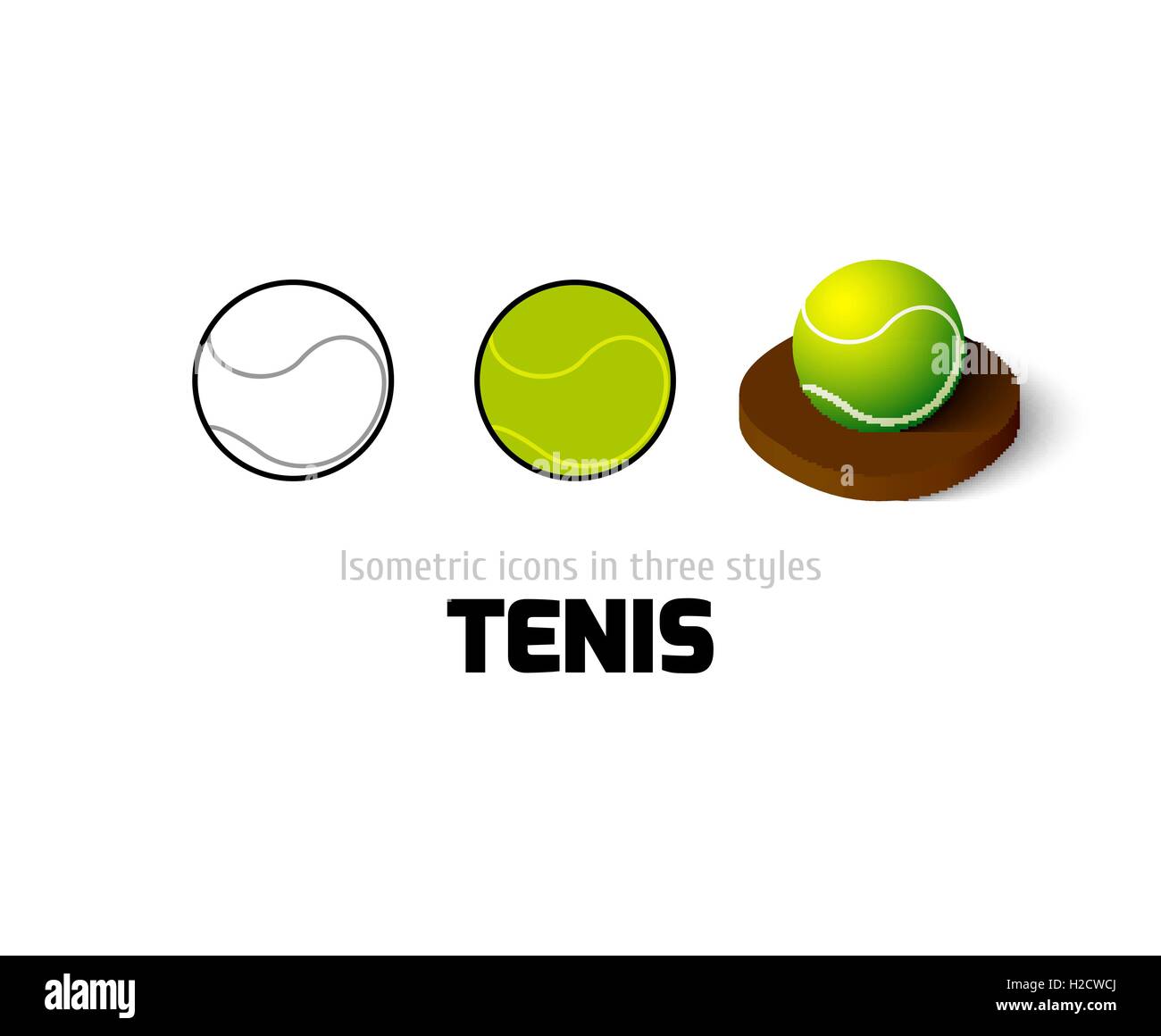 Tennis game isometric 3d icon hi-res stock photography and images - Alamy
