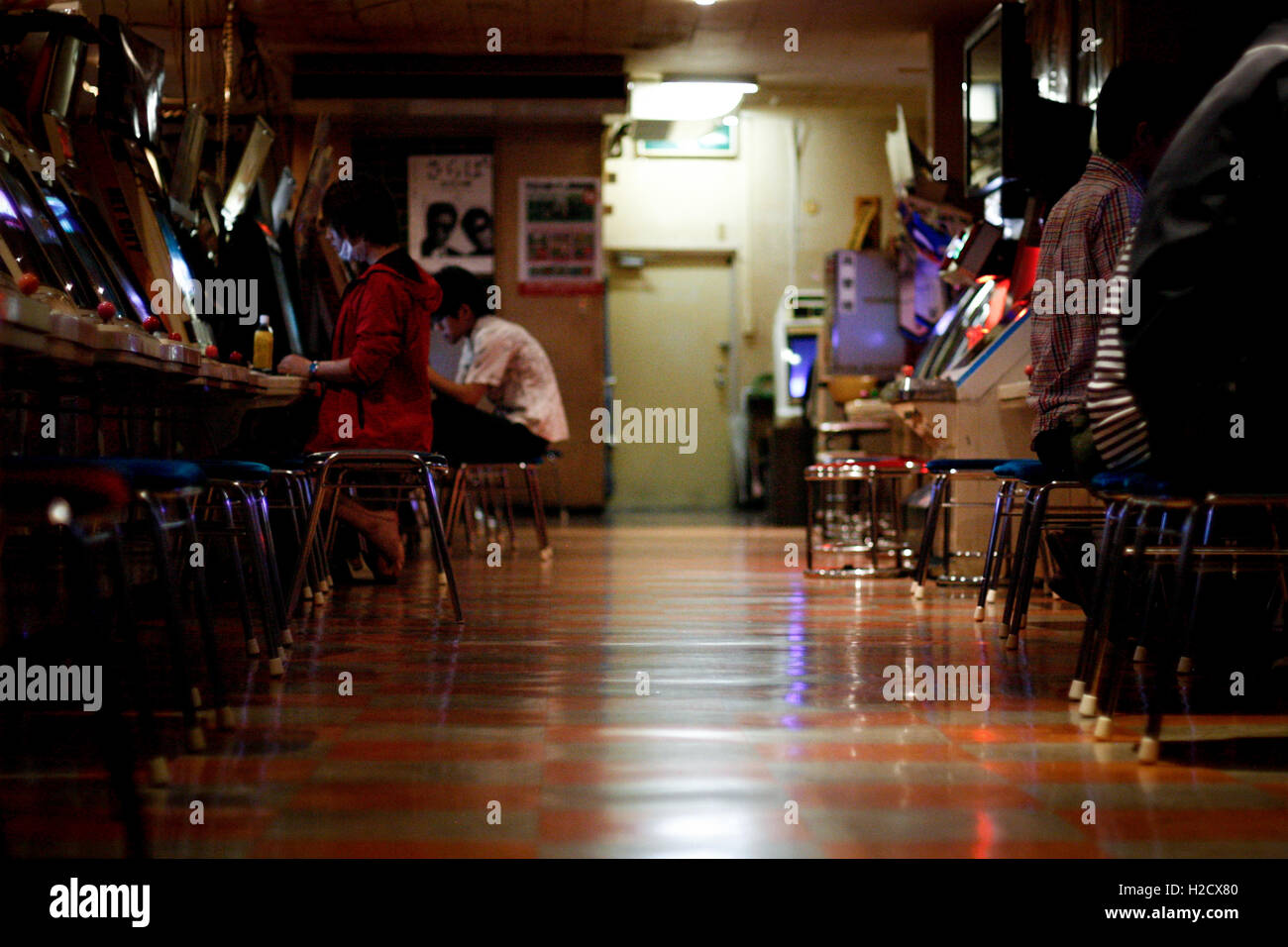 Okinawan Arcade Grunge Stock Photo - Alamy