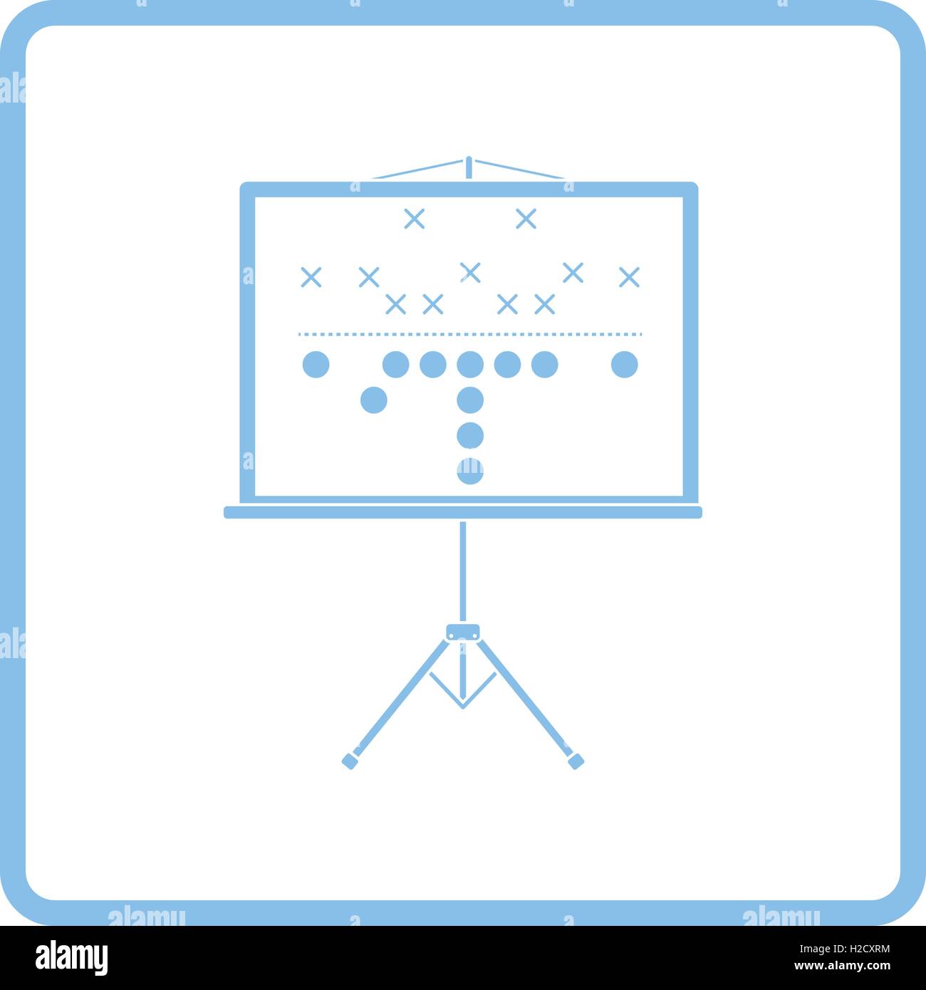 American football field diagram Stock Vector Images - Alamy