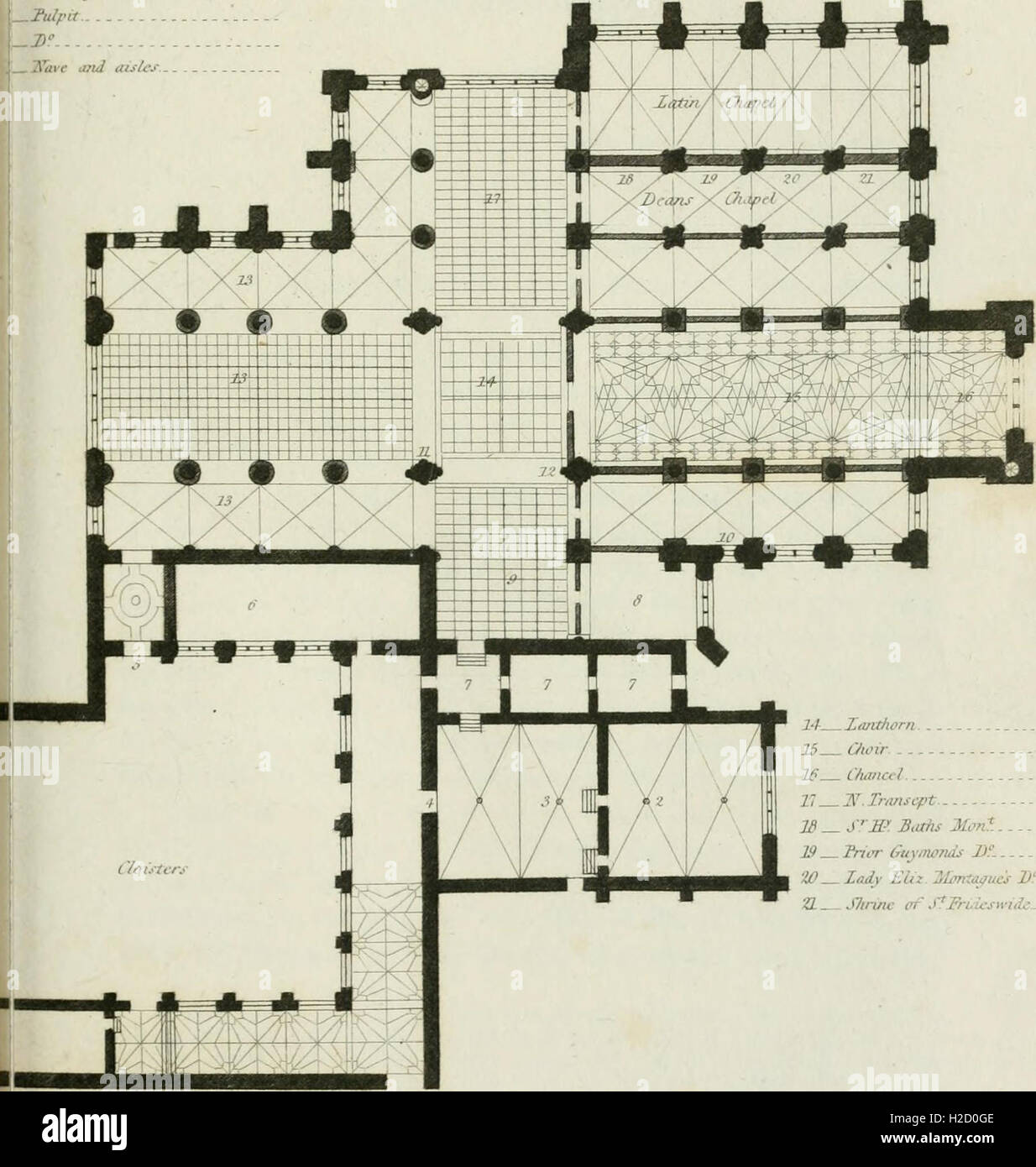 Britain churches map hi-res stock photography and images - Alamy