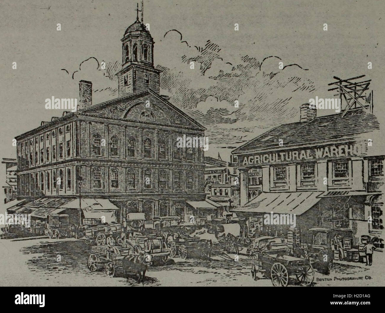 An illustrated book showcasing Boston, the capital city of New England ...