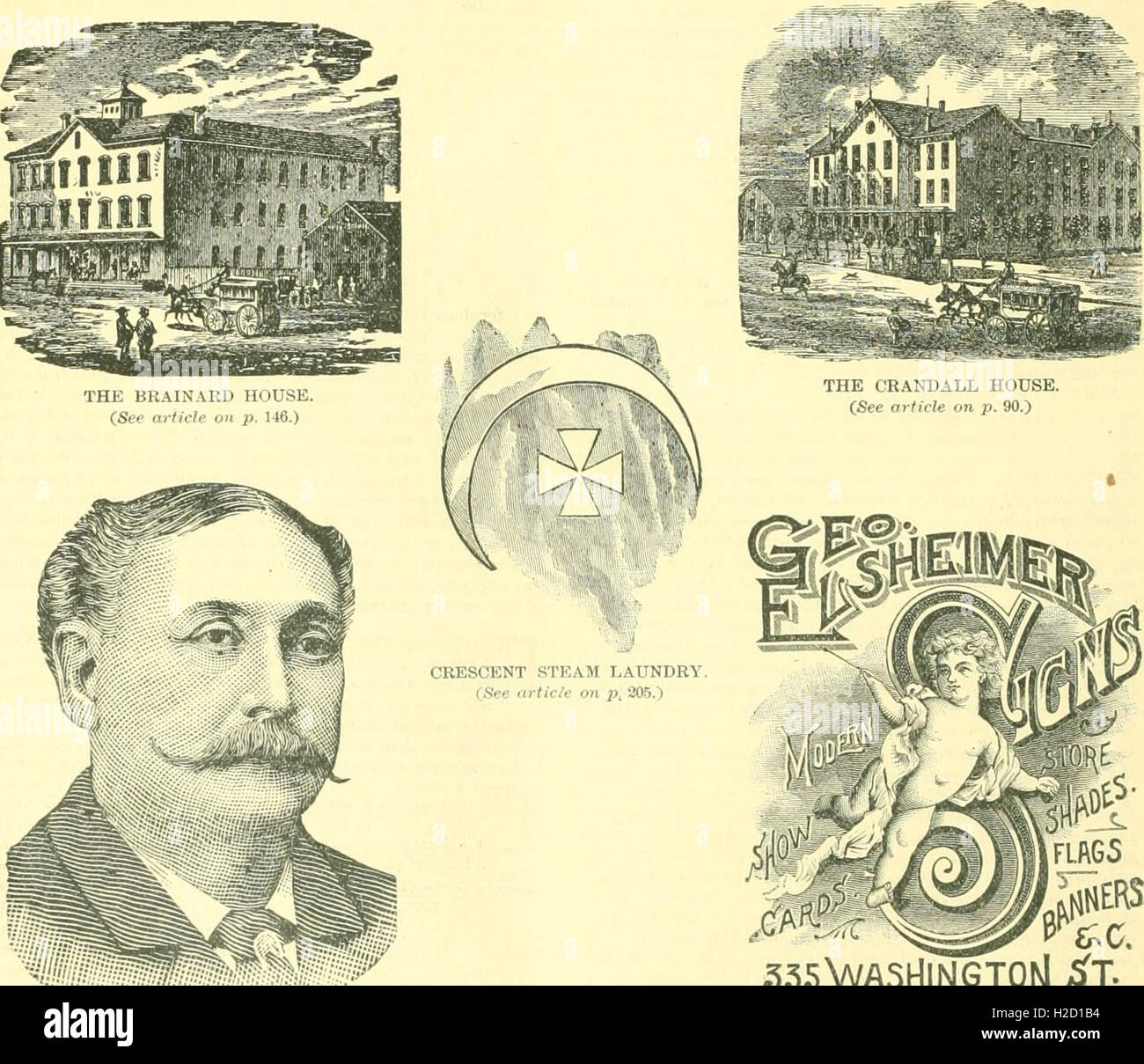 This illustrated work highlights the history and development of Buffalo ...