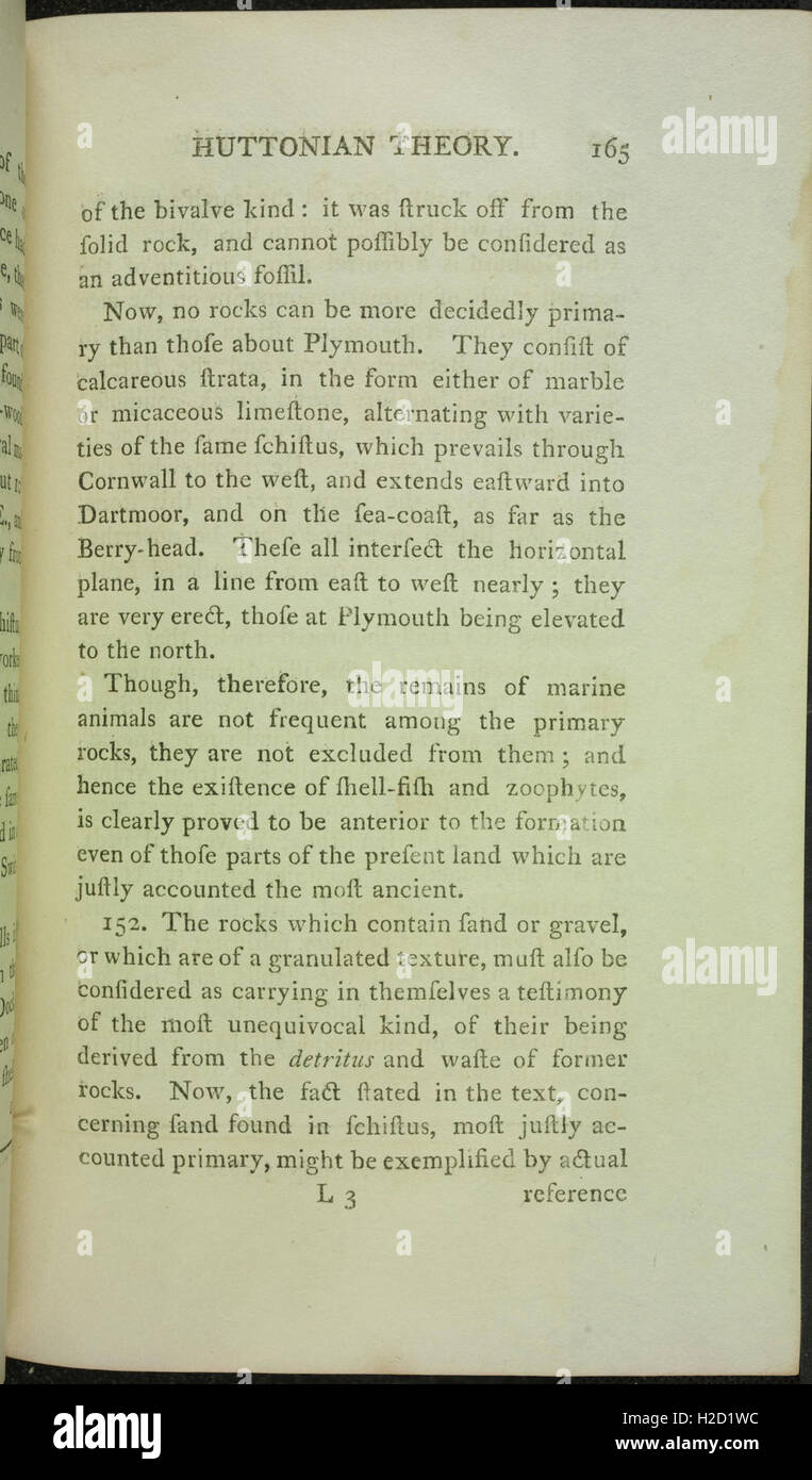 This page from 'Illustrations of the Huttonian Theory of the Earth ...