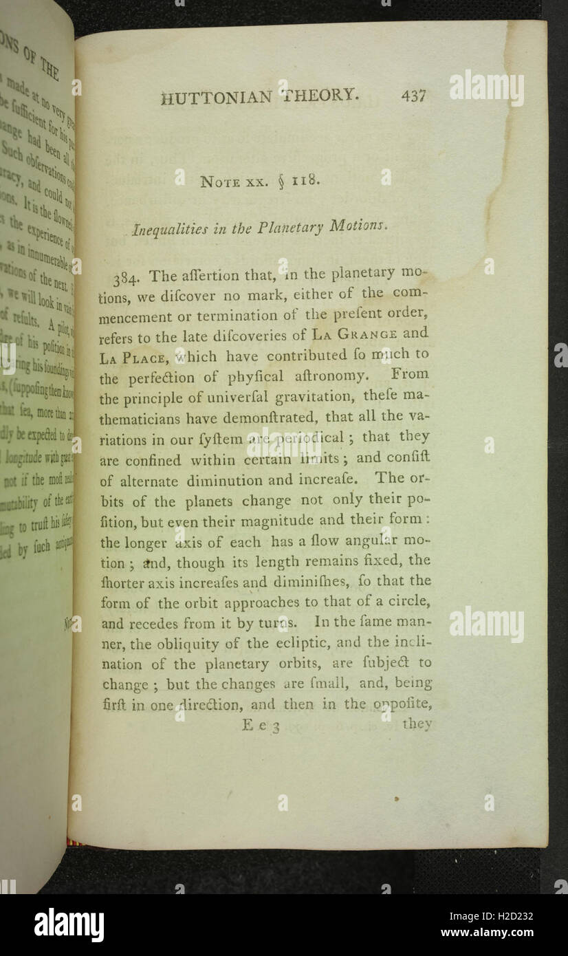This page from 'Illustrations of the Huttonian Theory of the Earth ...